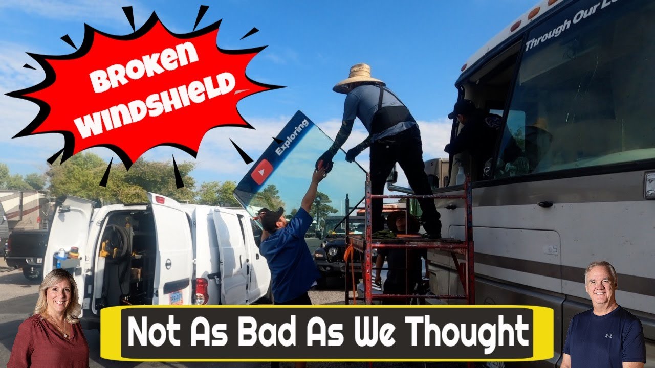 RV Broken Windshield | RV Living - YouTube