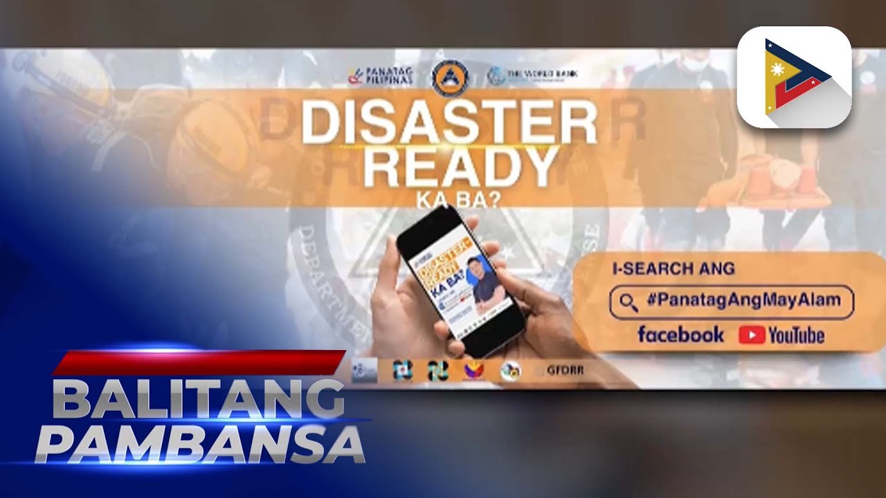 OCD, World Bank to launch ‘Panatag Pilipinas’ campaign on Nov. 25 - YouTube