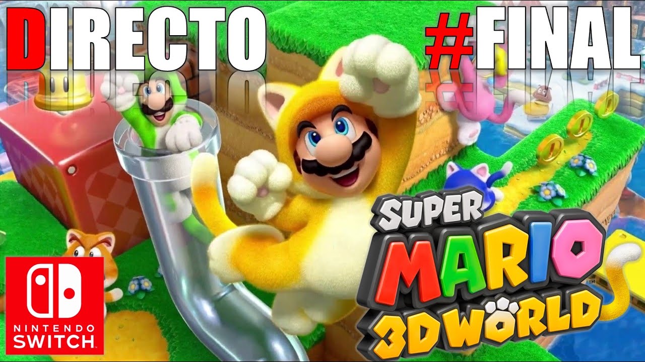 🔴SUPER MARIO 3D WORLD... FINAL + ENDING + MUNDOS SECRETOS....(NINTENDO ...