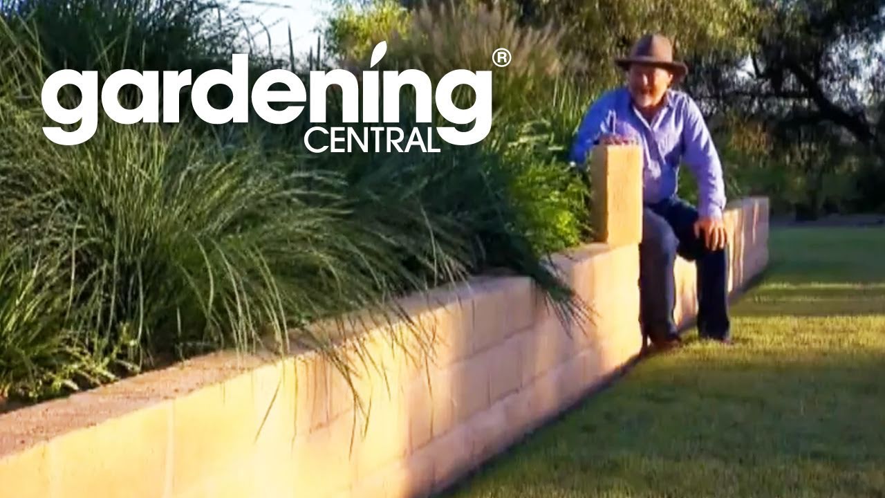 Timbercrete retaining wall blocks - YouTube