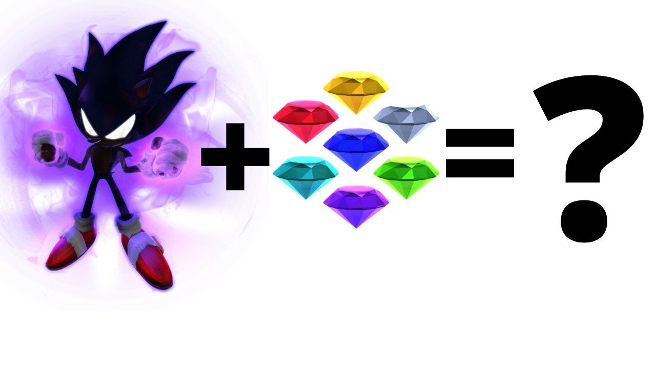 Dark Sonic + 7 Chaos Emeralds = ? Full Power True Form? - YouTube