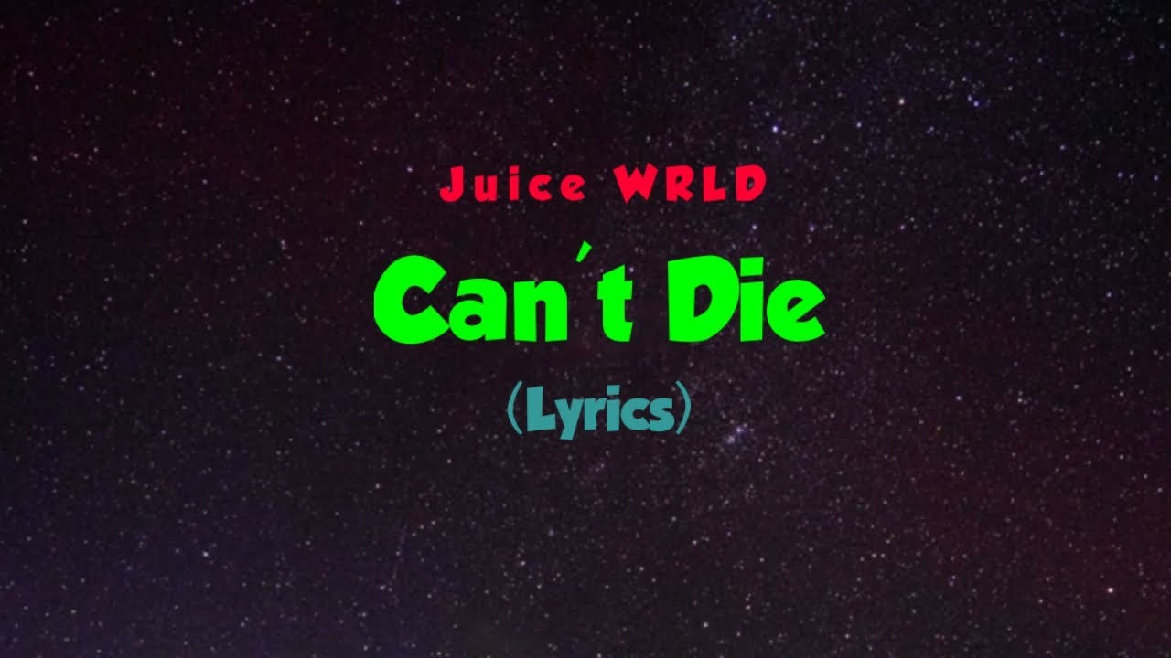 Juice WRLD - Can't Die ( Lyrics Video) / Pirate Ringtones - YouTube