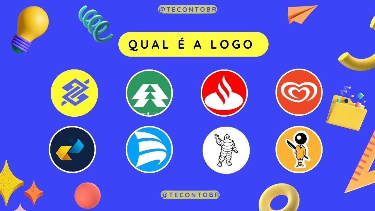QUIZ DE LOGOTIPO | Teste seu conhecimento em marcas. - YouTube