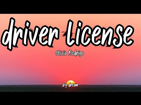 Olivia Rodrigo - driver license (Lyrics) - YouTube
