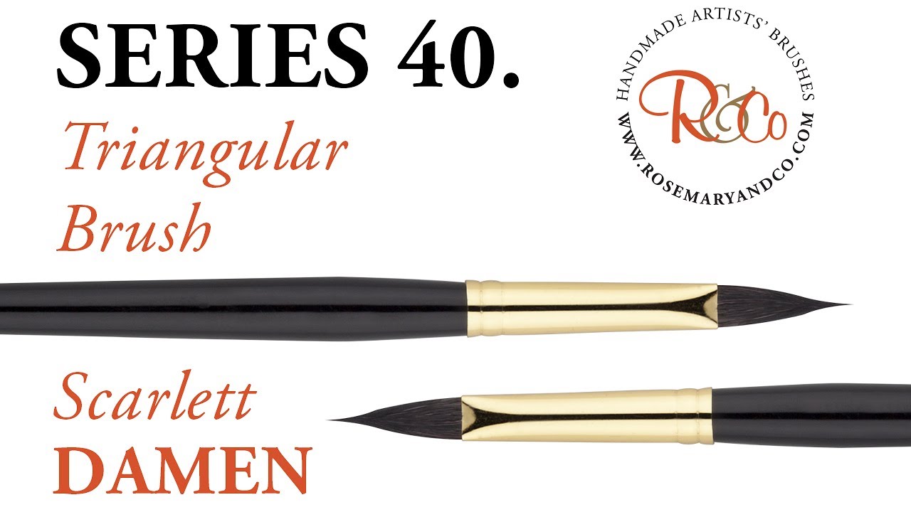 SERIES 40. Triangular Brush Pyramid Shaped - Reviewed by Scarlett Damen ...
