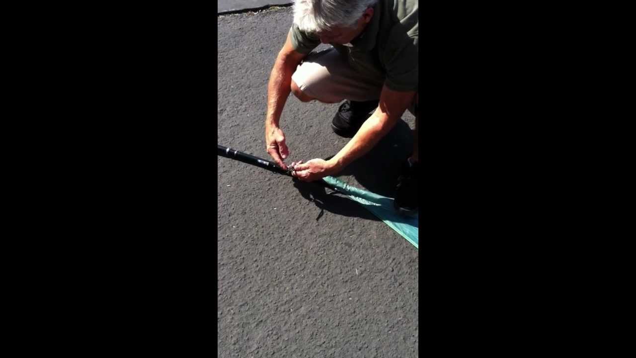 Banner Flag assembly 11/01/2012 - YouTube