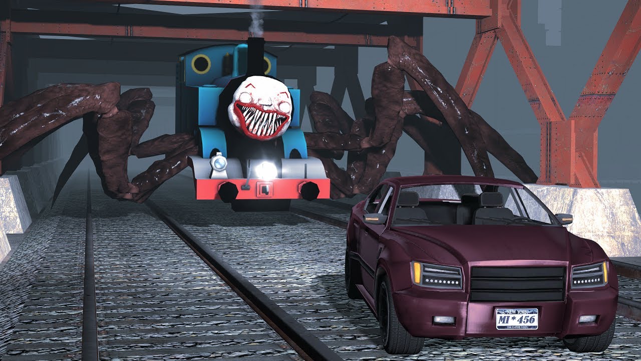 THOMAS CHARLES vs Car in Garry's Mod - YouTube