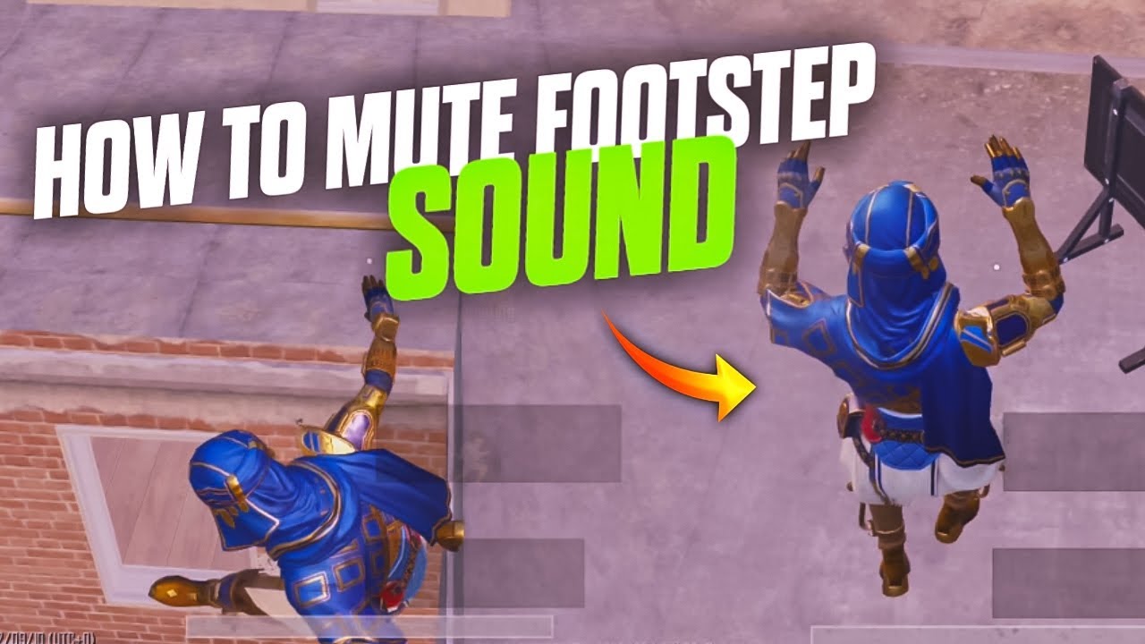 How to Mute footsteps sounds | PUBG Mobile | Tips & Tricks - YouTube