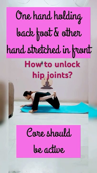 How to release a locked hip?How to unlock spine,hamstrings and glutes ...