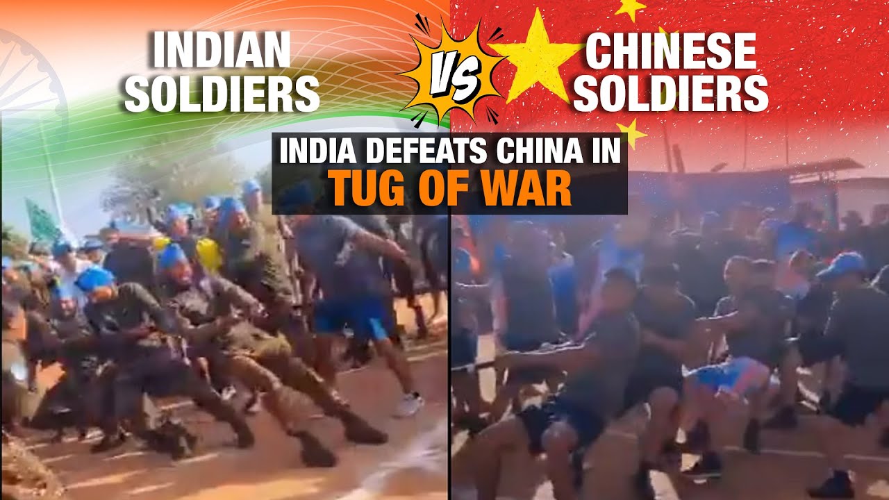 Indian Vs Chinese Troops Tug of War: India Wins Against China in Sudan ...