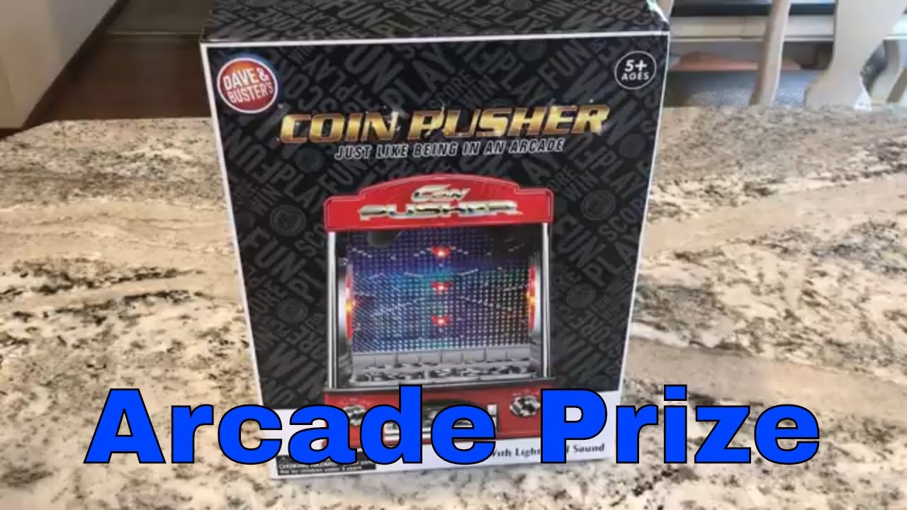 Dave & Busters - Prize Review - Coin Pusher Game from the Prize Room ...