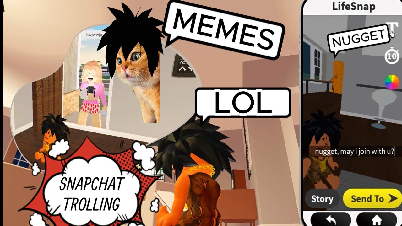 ROBLOX MEMES funniest best moments PART 7 SNAPCHAT TROLLING NUGGET # ...