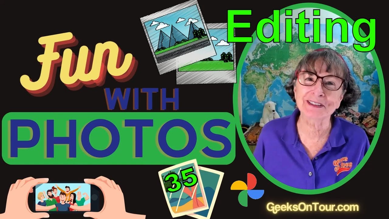 Editing With Google Photos - Fun With Photos 35 - YouTube