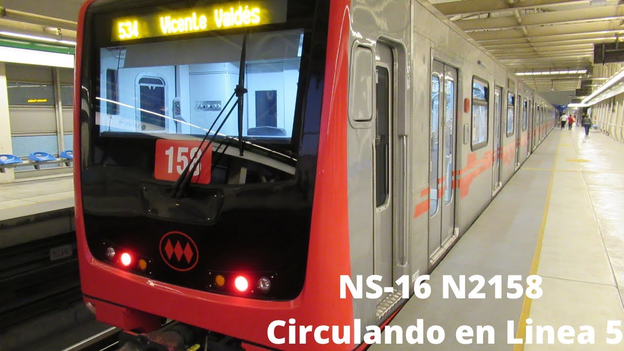 Metro de Santiago | Linea 5 | NS16 N2158 en Linea 5. - YouTube