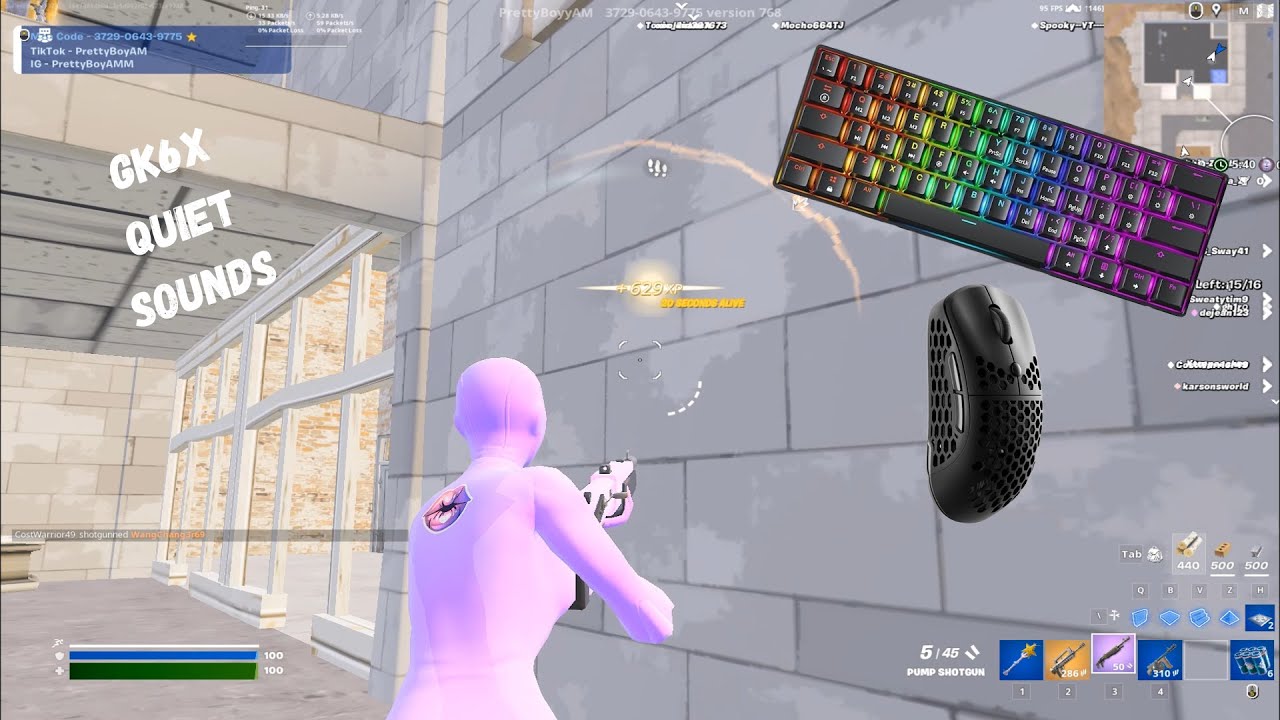 GK6x Quiet sounds with Tilted Zone Wars - YouTube