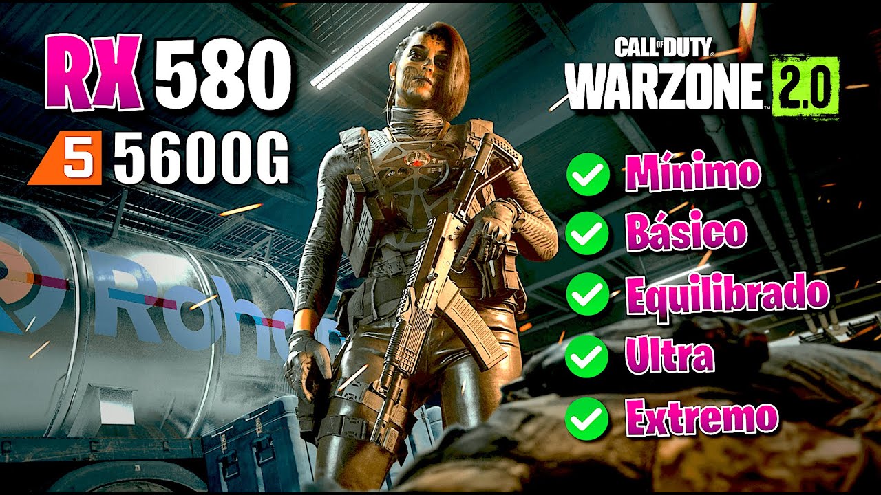 RX 580 COD Warzone 2 - Temporada 3 1080p Mínimo - Extremo 🔴 FSR - ON 🔴 ...