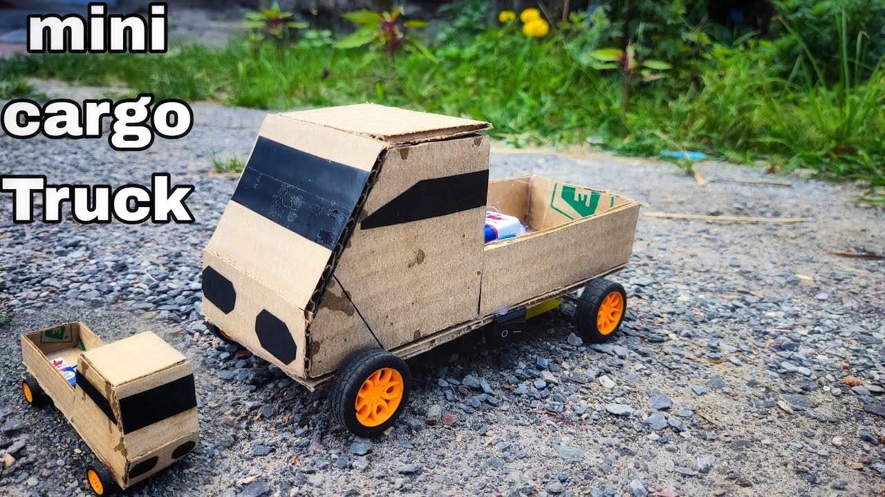 How To Maka A Small Cardboard Truck Kaisa Banaye Mini YouTube how-to-maka-a-small-cardboard-truck-kaisa-banaye-mini-youtube