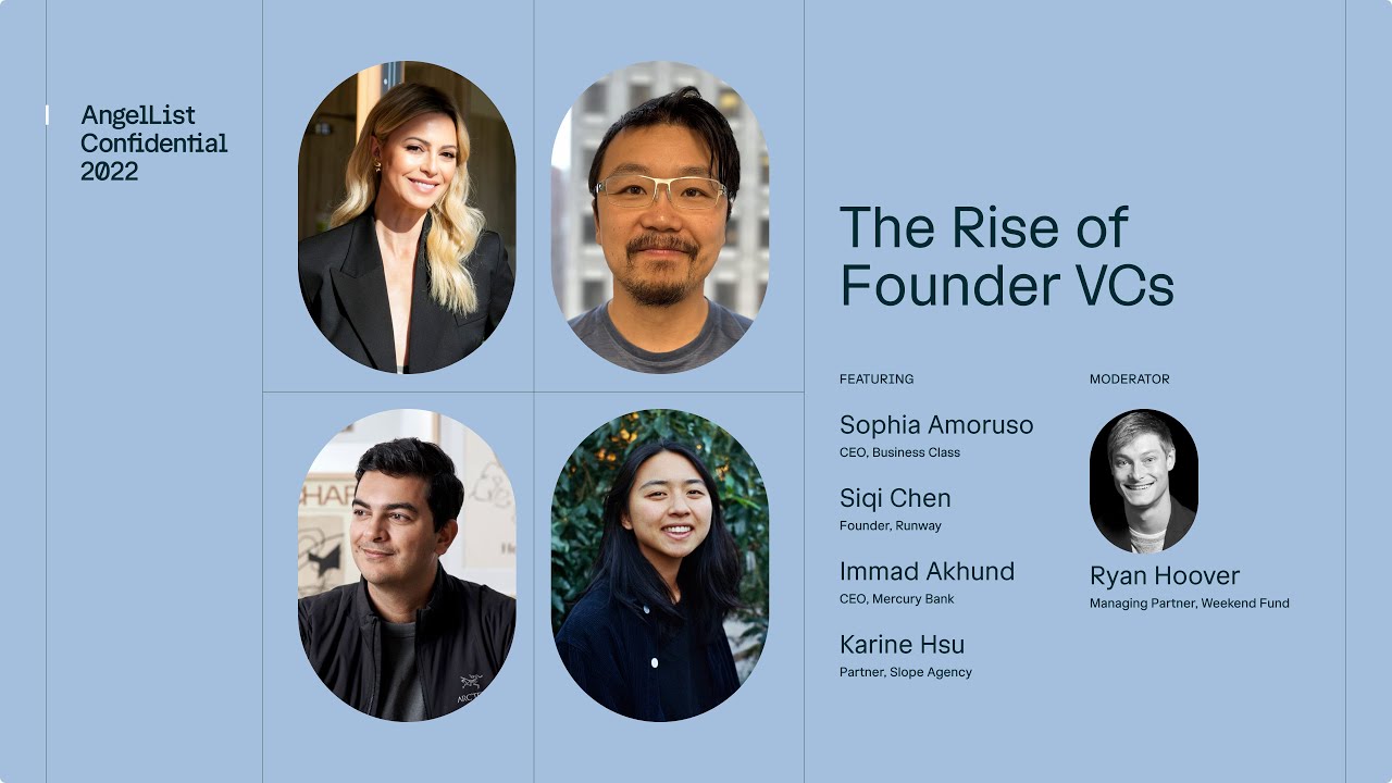 The Rise of Founder VCs | AngelList Confidential 2022 - YouTube