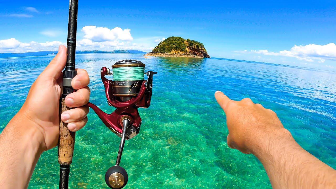 Fishing Tropical Island Waters. - YouTube
