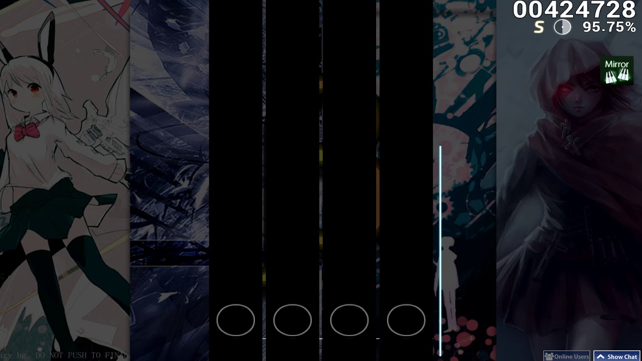 (osu!mania) Beta extra.dan clear 96.04 - YouTube