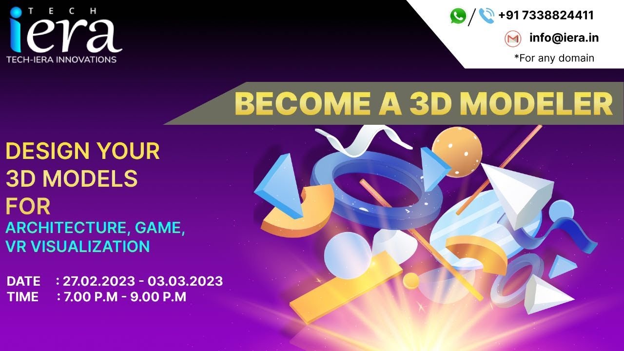 3D Modelling Course | Rotaractors Privilege Training | Day 3 - YouTube