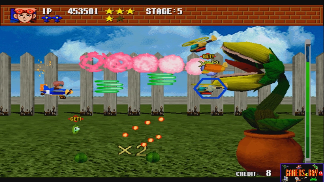 Pilot Kids - Classic Arcade Shoot 'em Up! (Sega Model 2) - YouTube