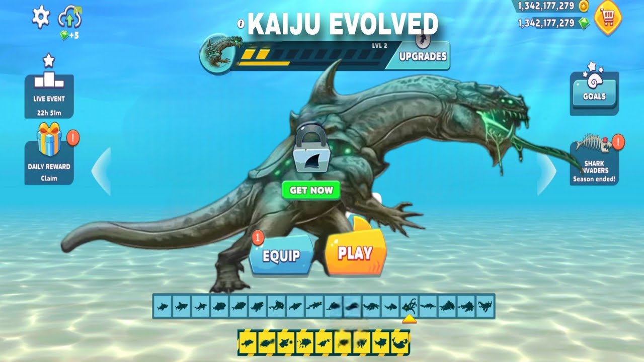NEW SHARK COMING SOON? GIANT SHARKJIRA (KAIJU) EVOLVED UNLOCKED ...