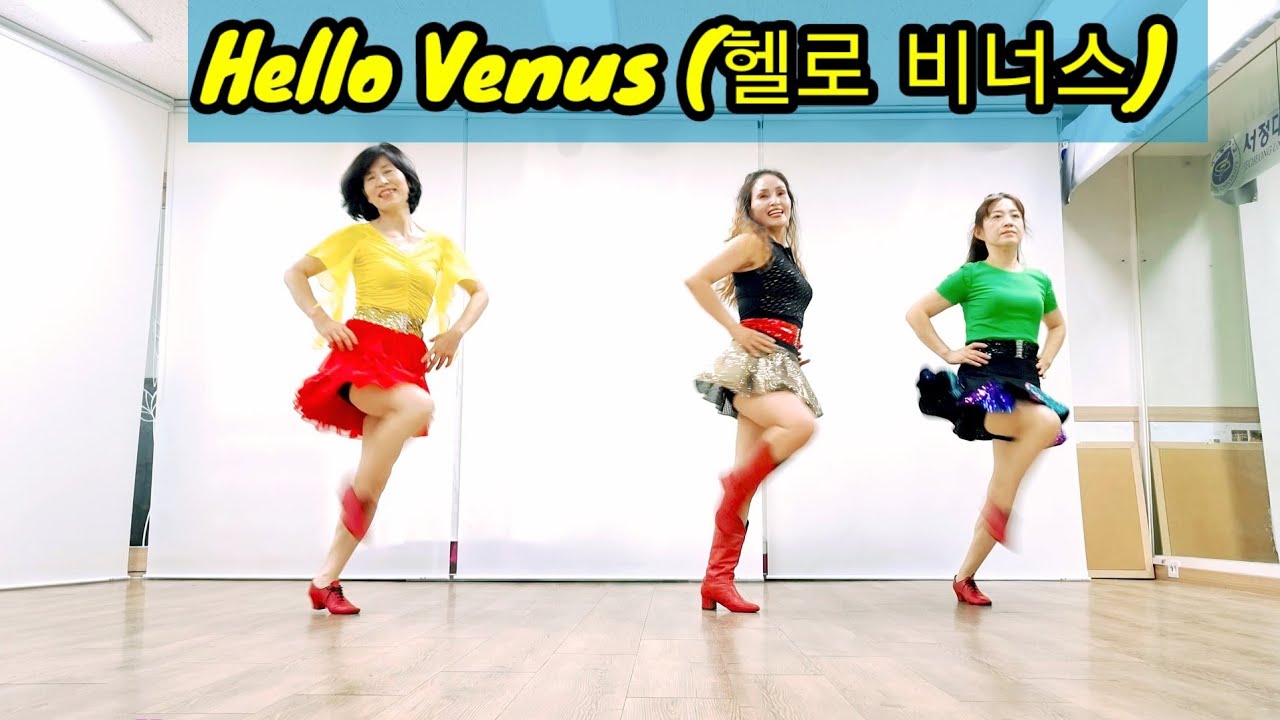 💥Hello Venus (헬로 비너스) Line Dance/K-pop line dance - YouTube