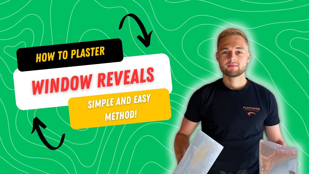 Make plastering reveals easier! - YouTube