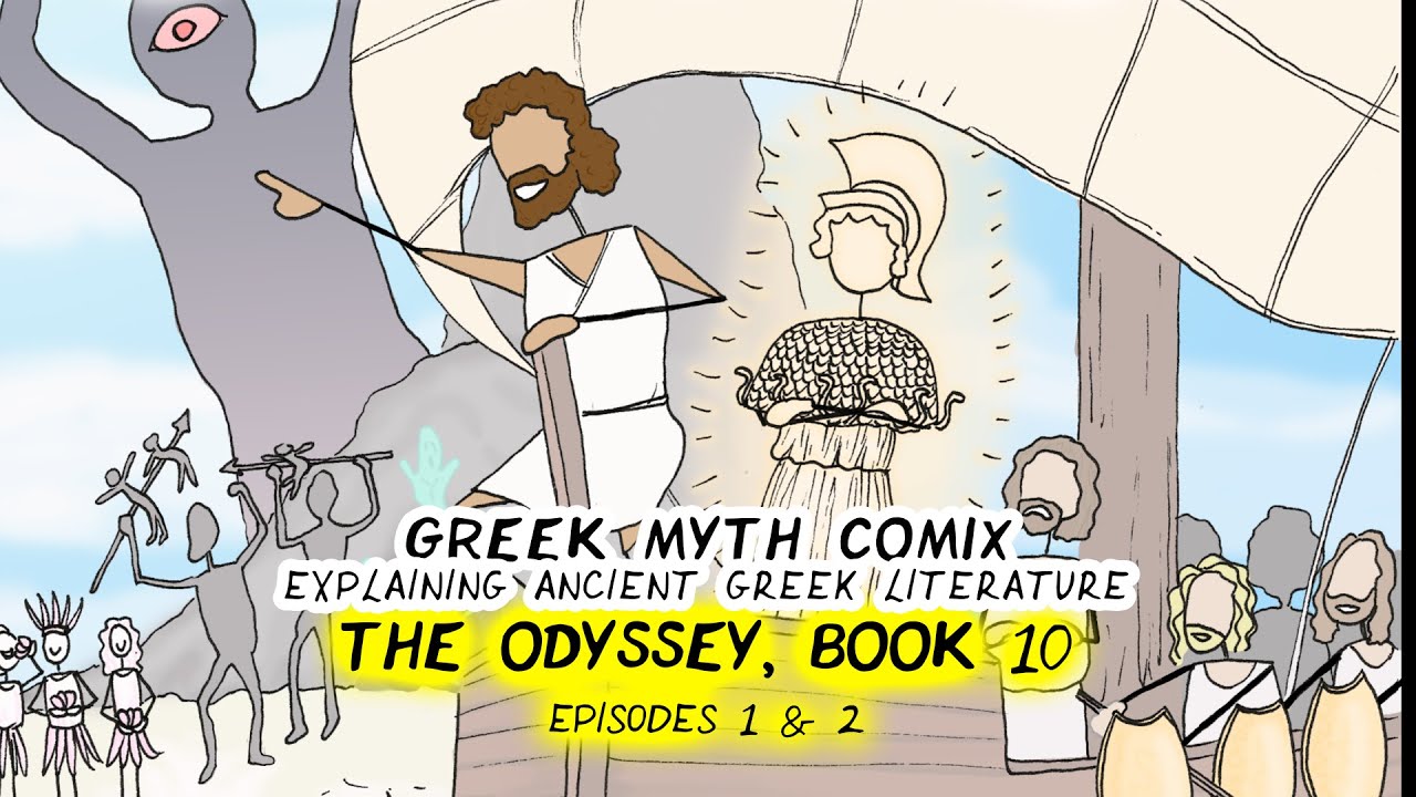 Odyssey 10 parts 1 and 2 - Aeolus, Bag of Winds, & Laestrygonians - a ...