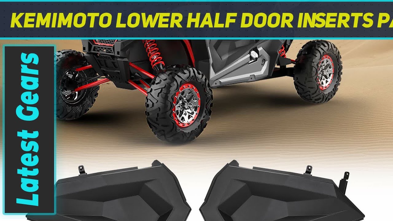 kemimoto Lower Half Door Inserts Panels with - Review 2023 - YouTube