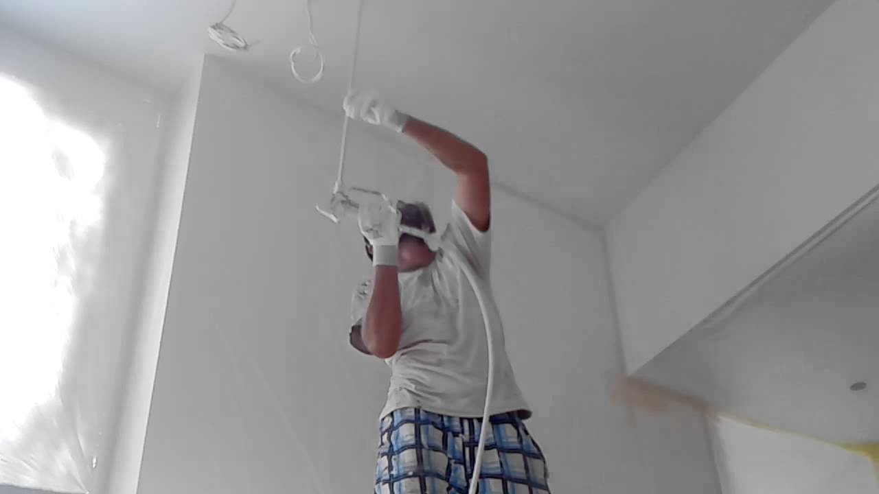 2015_06_15 airless wagner project pro 117. sto color in - YouTube