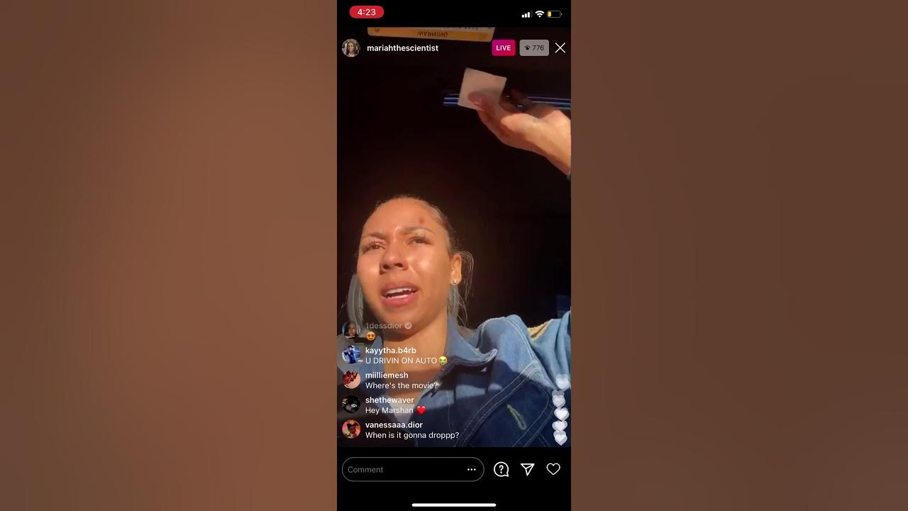Mariah the Scientist Instagram Live previewing new project - 11/6/2020 ...