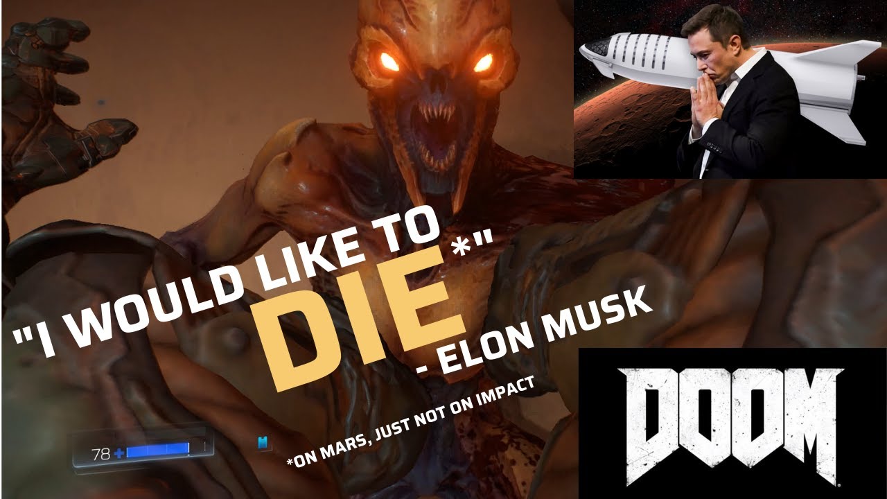 Elon Musk Takes DOOM Guy to Mars - Let's Play DOOM (2016) Part 1 - YouTube