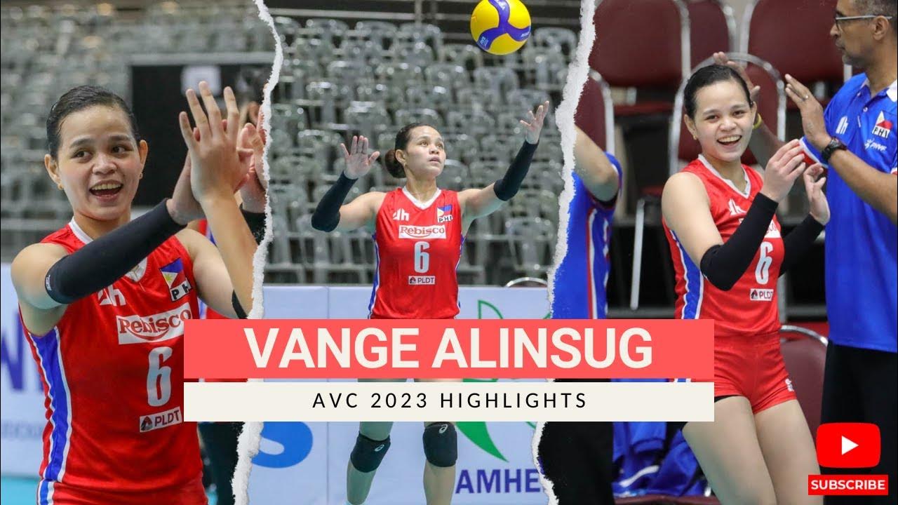 22nd Asian Sr. Women's Volleyball Championship | Vange Alinsug - YouTube