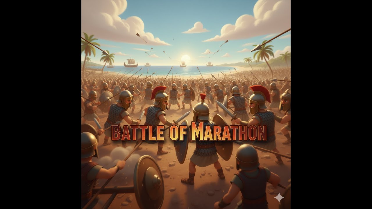 The Battle of Marathon 480BCE 🏰 Kids History Adventure: 15 Minute ...