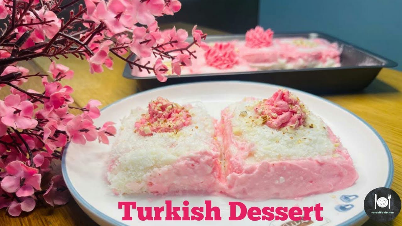 Turkish Dessert recipe | Turkish Malai Recipe | Sultan Lokumu | Ramadan ...