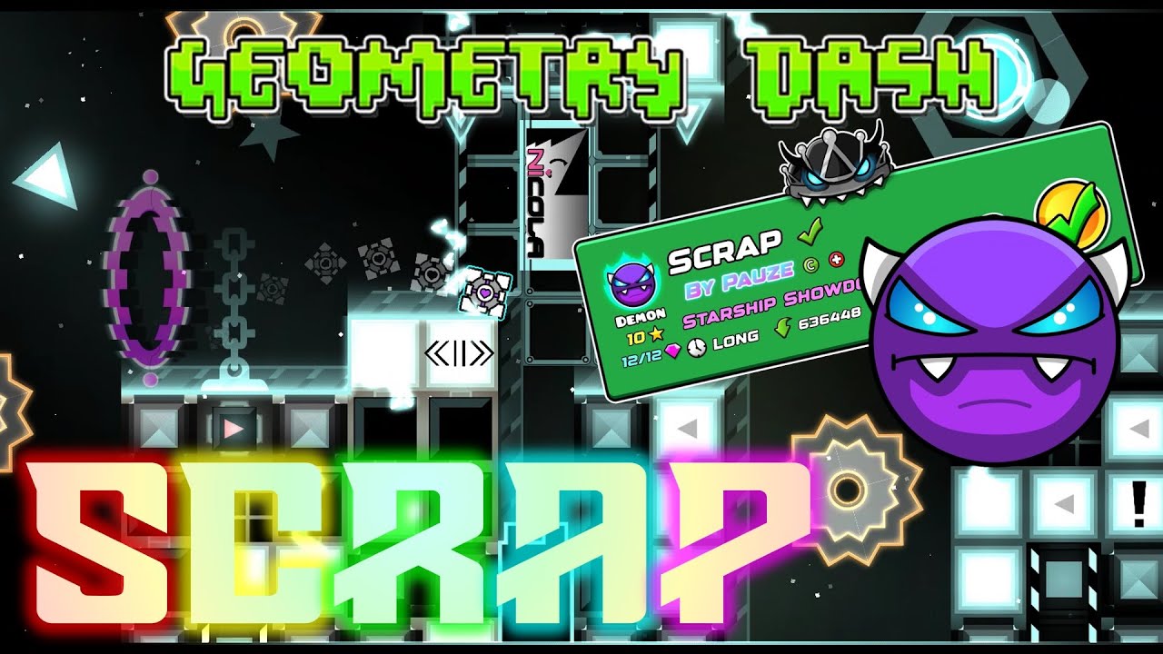 [Geometry Dash] Scrap (Weekly Demon) - YouTube