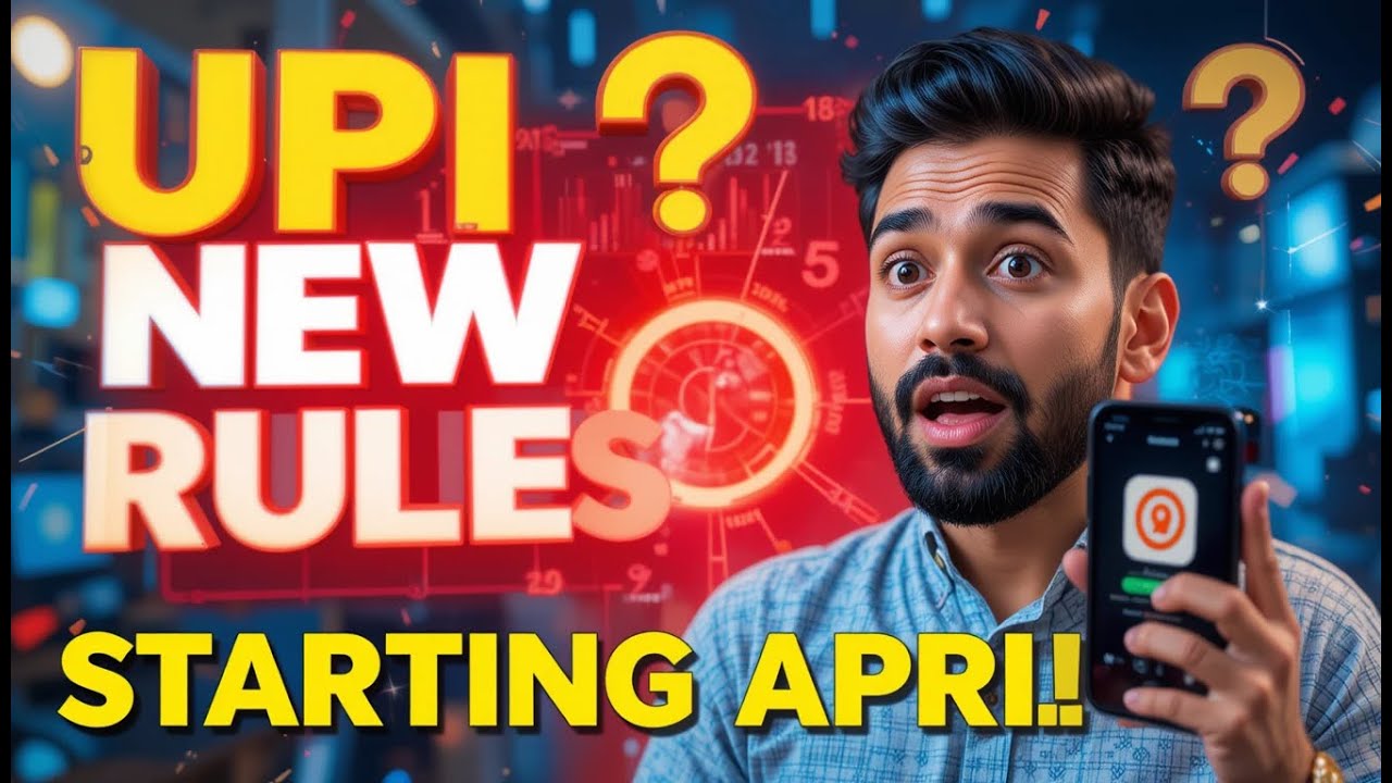 UPI के नए नियम 1 अप्रैल से: क्या बदल रहा है? | New UPI Rules Explained!" #viralvideo - YouTube