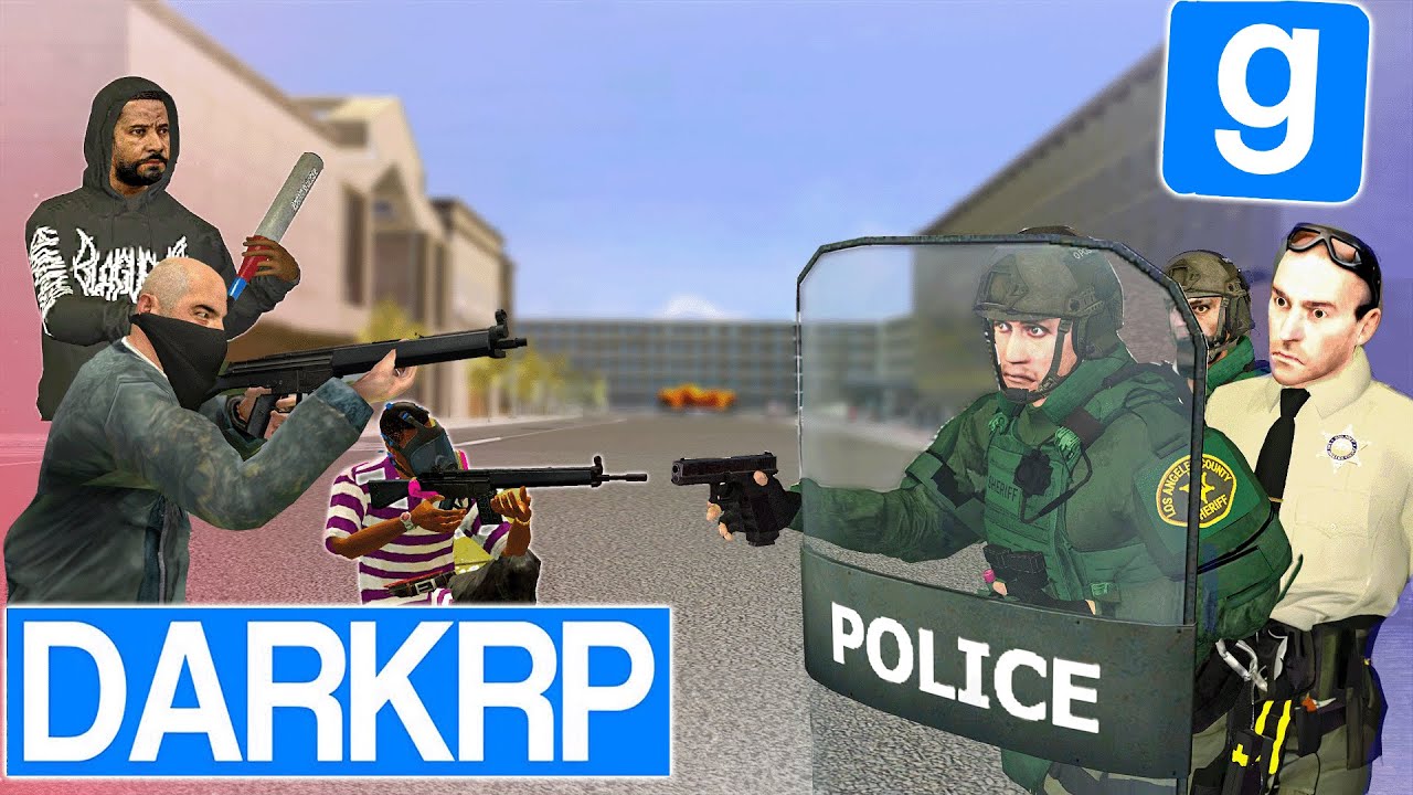 ATTAQUE DU POSTE DE POLICE - Gmod DarkRP - YouTube
