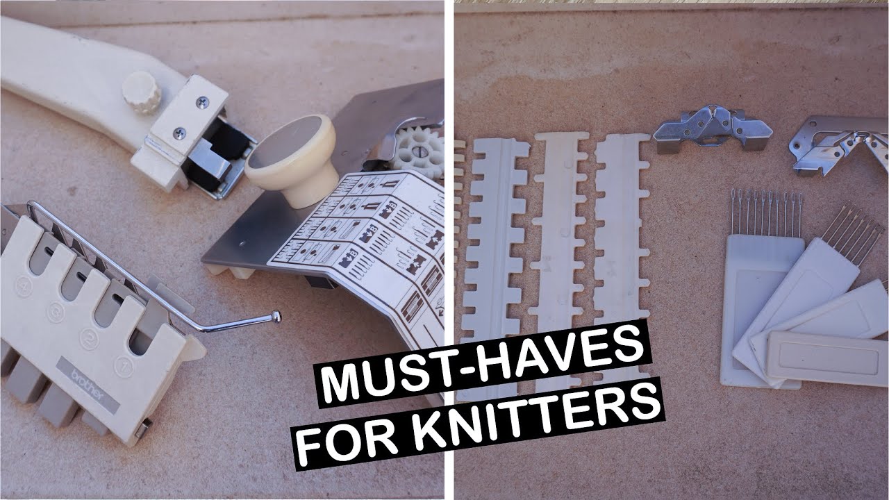 Machine Knitting - Tools and Accessories to Get - YouTube