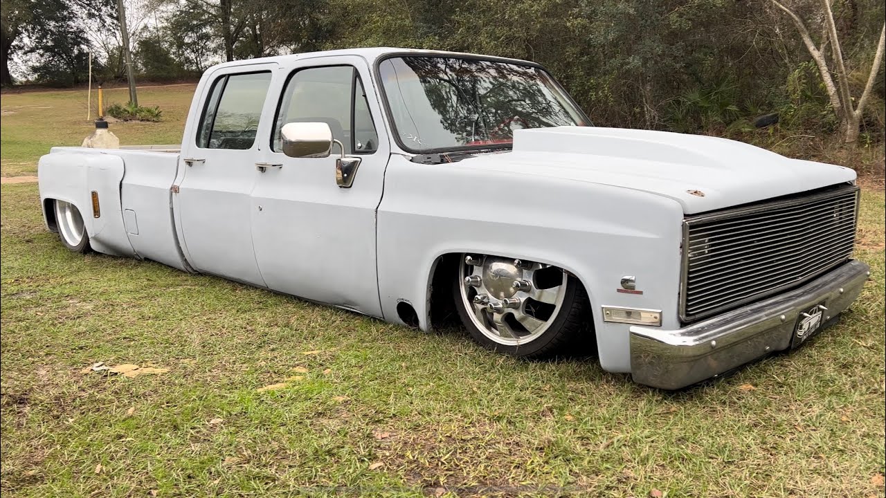 Getting my body-dropped square body dually off the back burner…. - YouTube