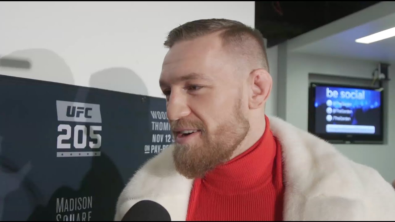 UFC 205: Alvarez and McGregor React To Today's Press Conference - YouTube