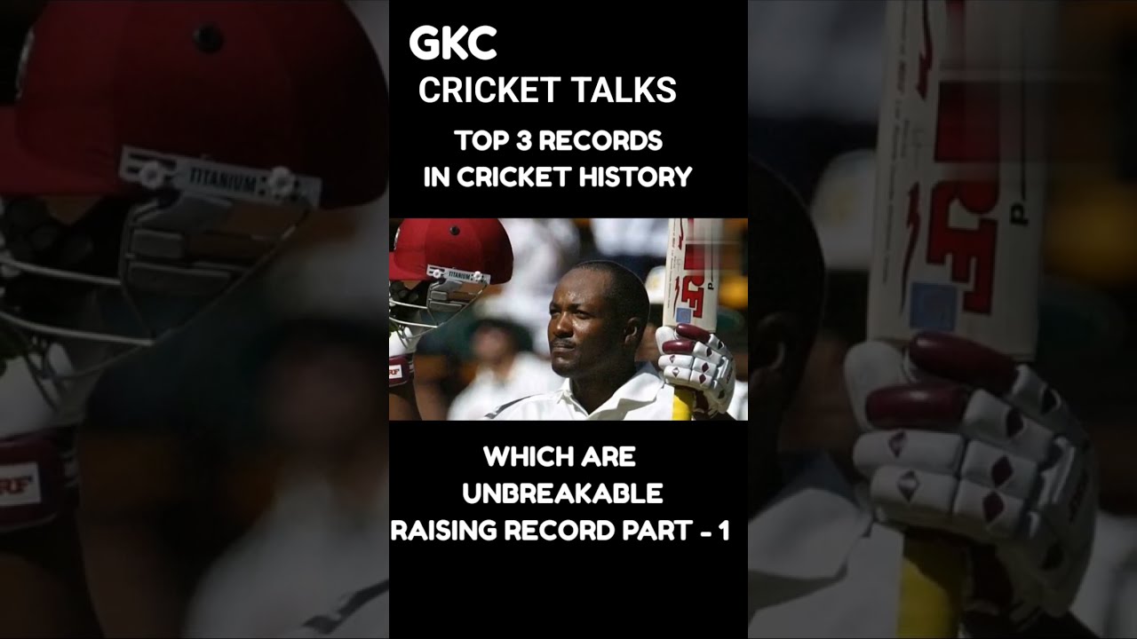 Top 3 Records In Cricket History Which Are Unbreakable Record Top 3 Records In Cricket History Which Are Unbreakable Record