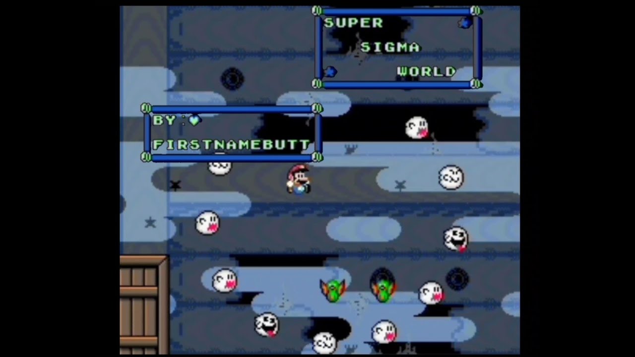 Super Sigma World SMW HACK - YouTube