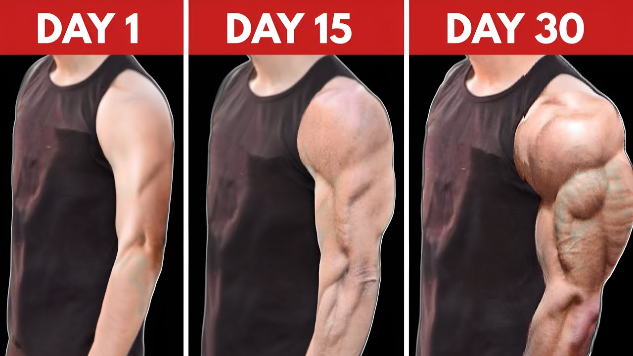 How to Build Big Triceps at Home | Simple & Effective Routine - YouTube