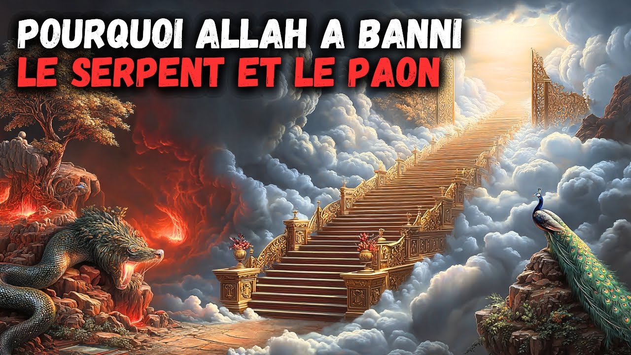 Pourquoi Allah a BANNI le Serpent et le Paon du Paradis à Jamais ...
