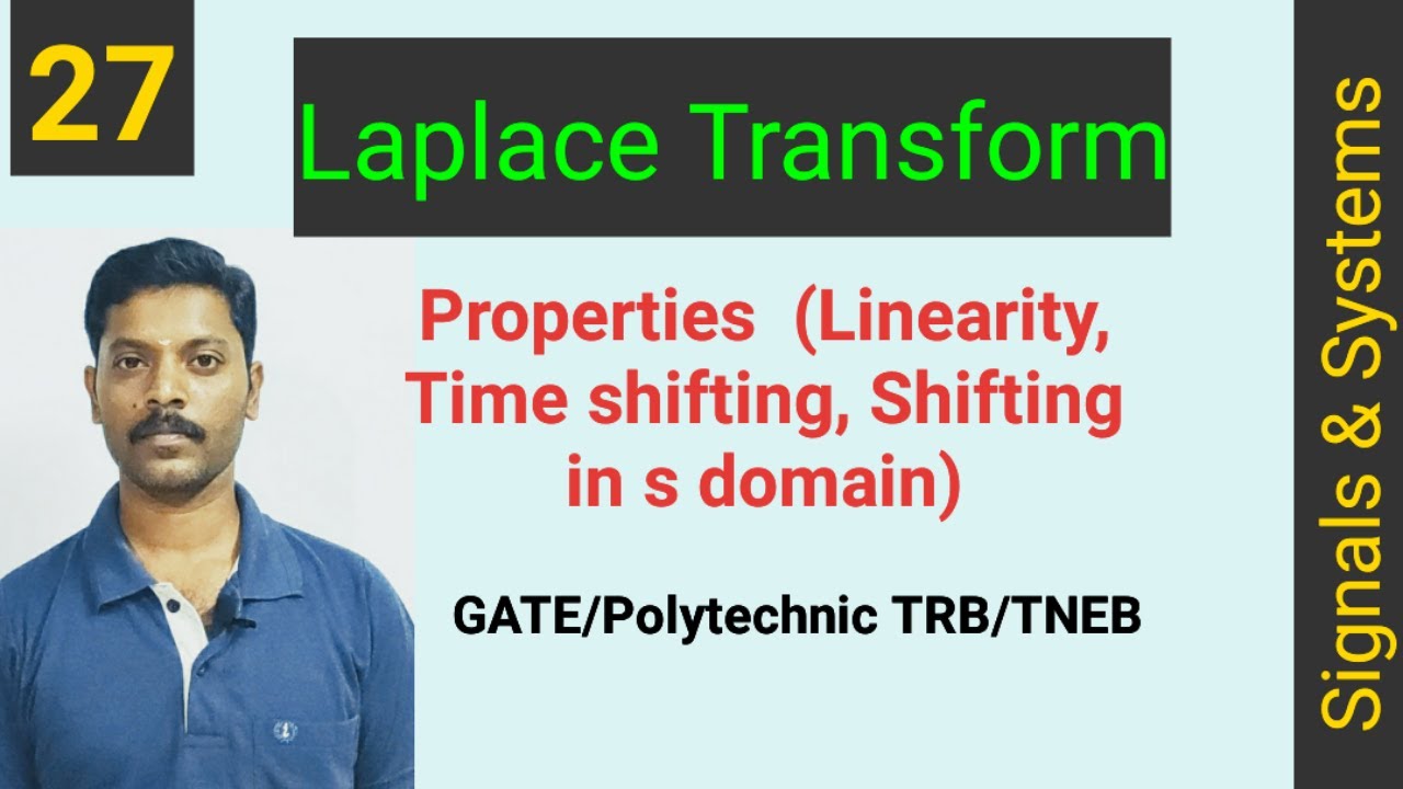 Properties of Laplace transform part1( Linearity,Time shifting ...