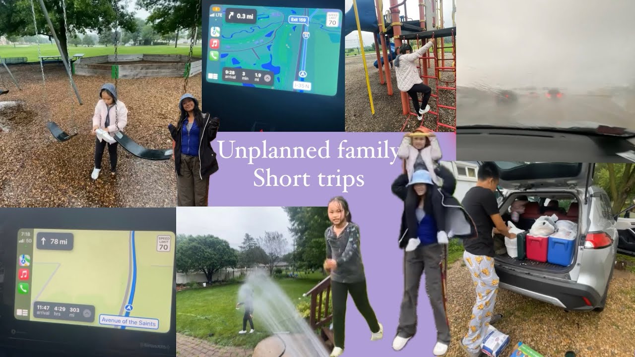 Unplanned camping excursion with the family - YouTube