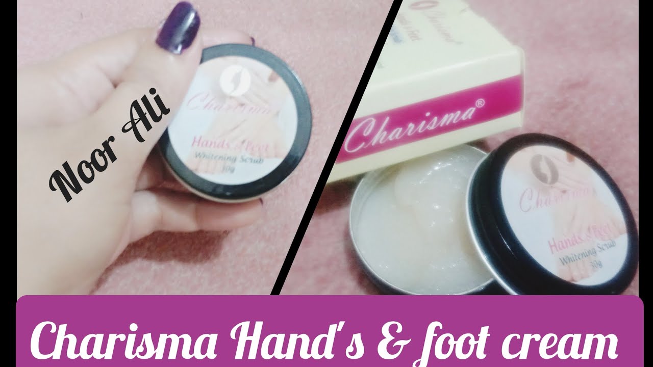 Hand And Foot whitening Charisma Cream Review By Noor Ali. - YouTube